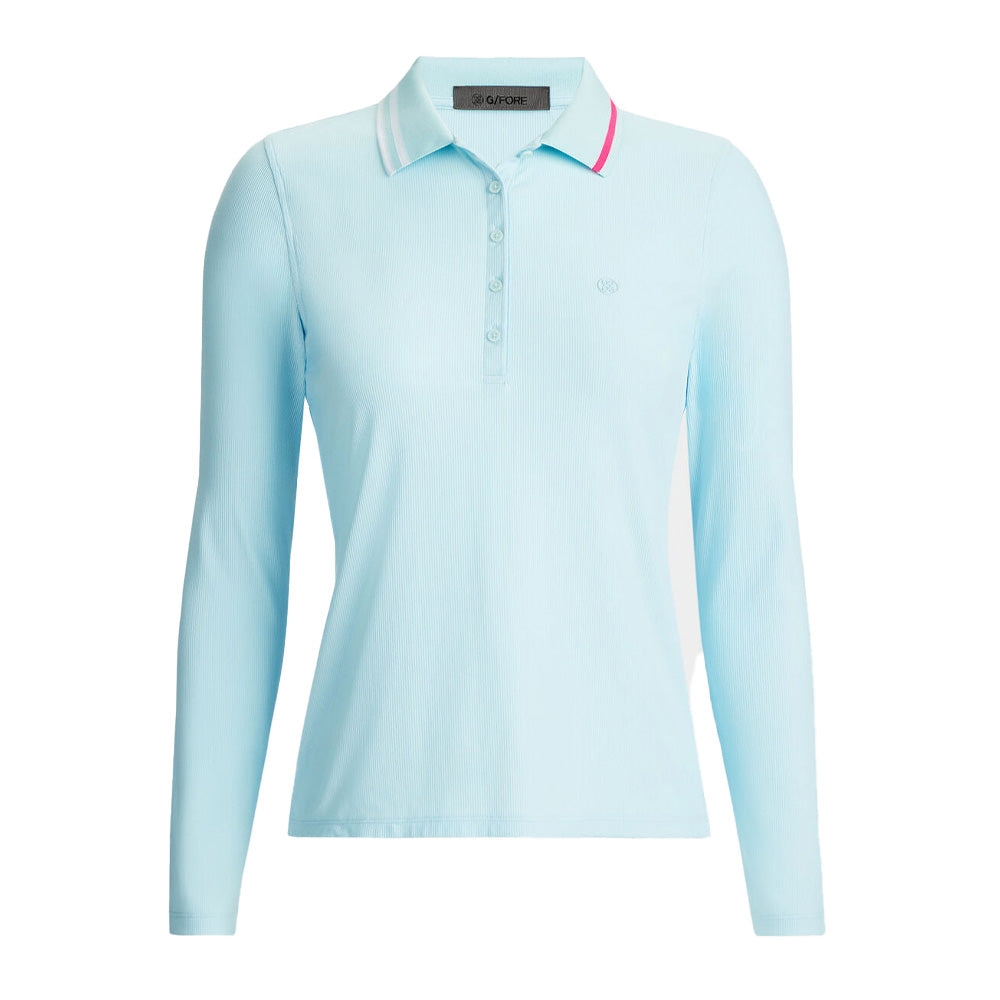 G/FORE RIBBED TECH NYLON POLO 女士 長袖POLO衫 – ASH GOLF Taiwan
